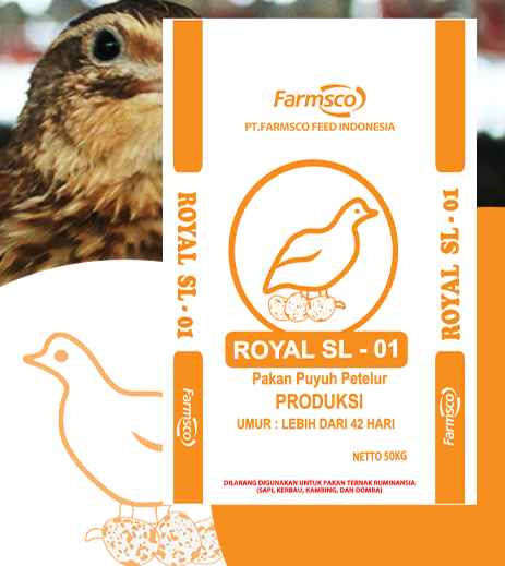 Royal SL-01 -Quail Feed - Farmsco Indonesia